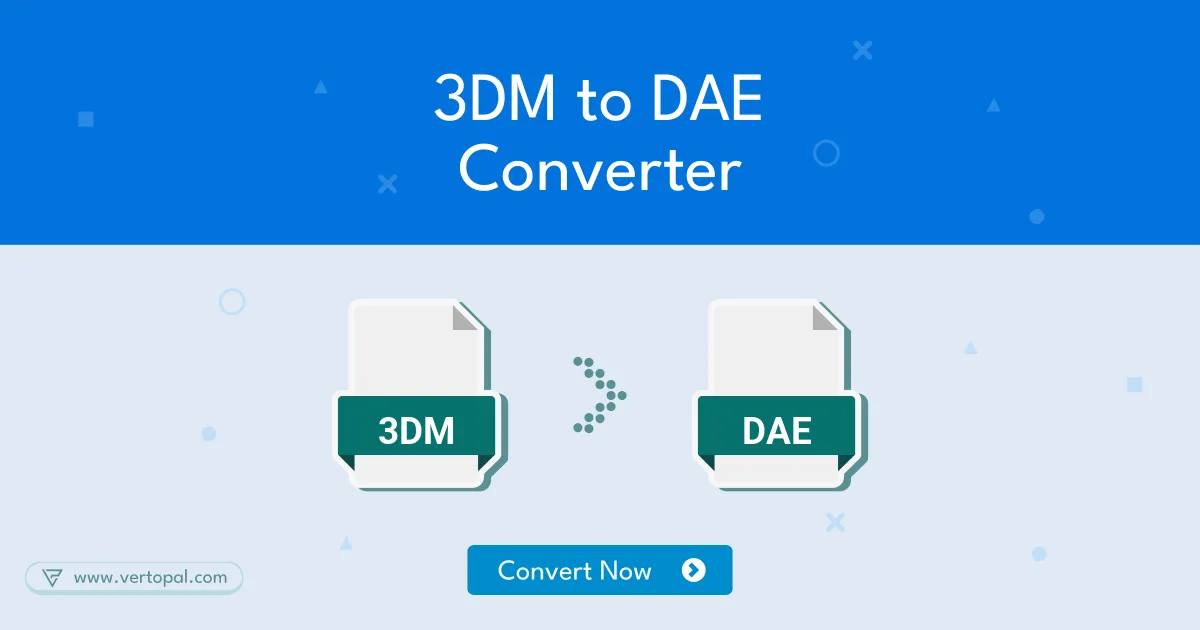 Online 3DM to DAE Converter - Vertopal