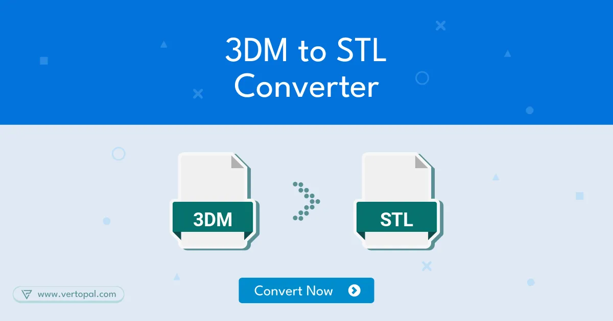 Online 3DM to STL Converter - Vertopal