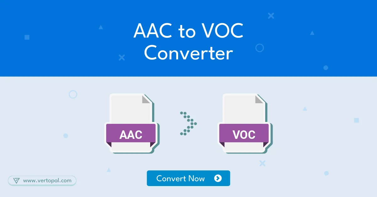 Online AAC to VOC Converter - Vertopal