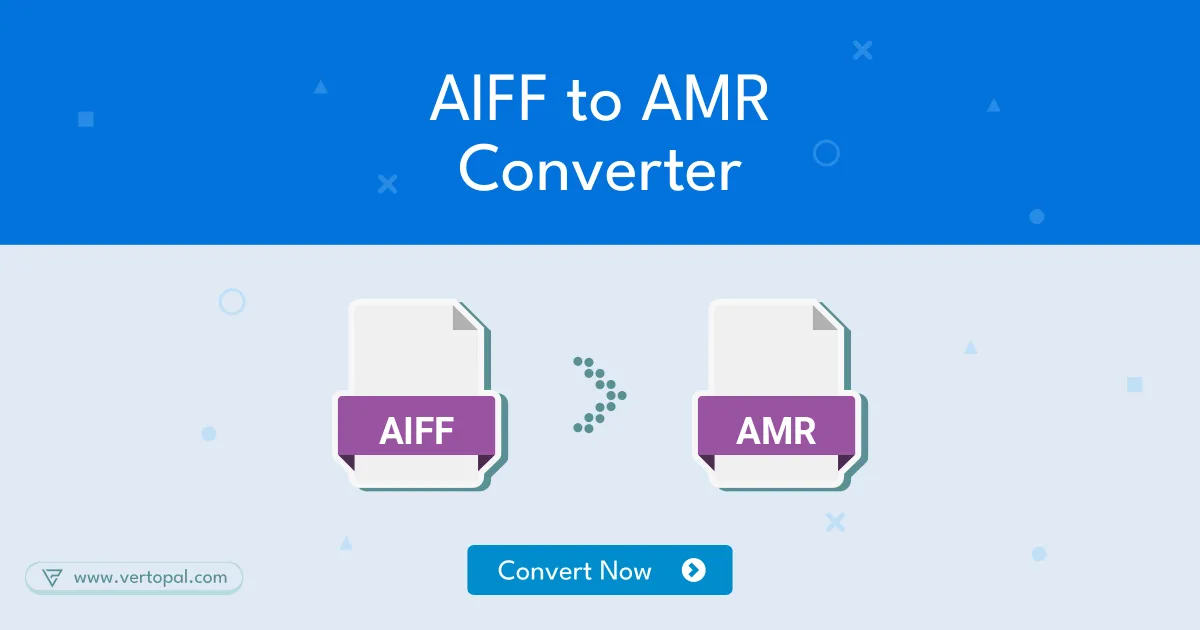 Online AIFF to AMR Converter - Vertopal