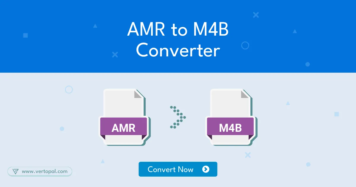 Online AMR to M4B Converter - Vertopal