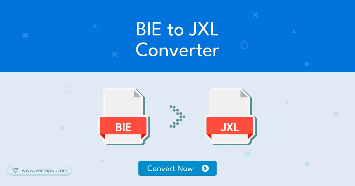Online BIE to JXL Converter - Vertopal