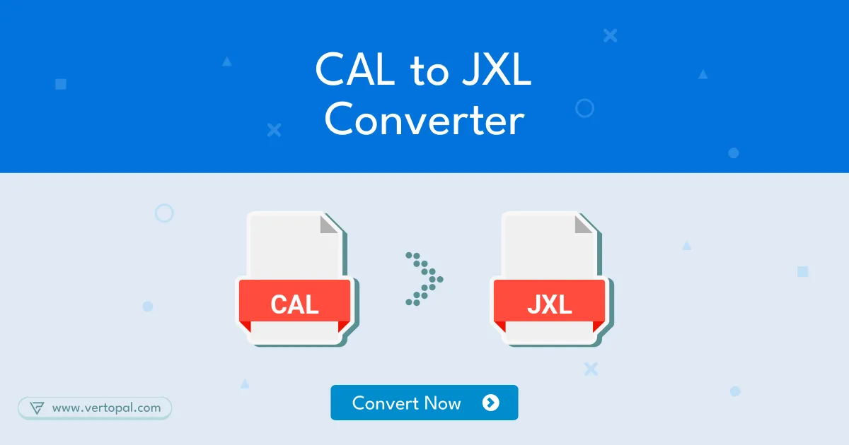 Online CAL to JXL Converter - Vertopal