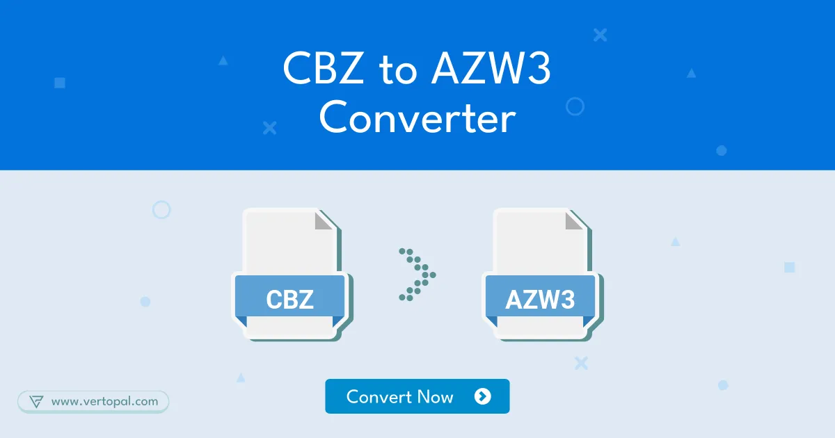 Online CBZ to AZW3 Converter - Vertopal