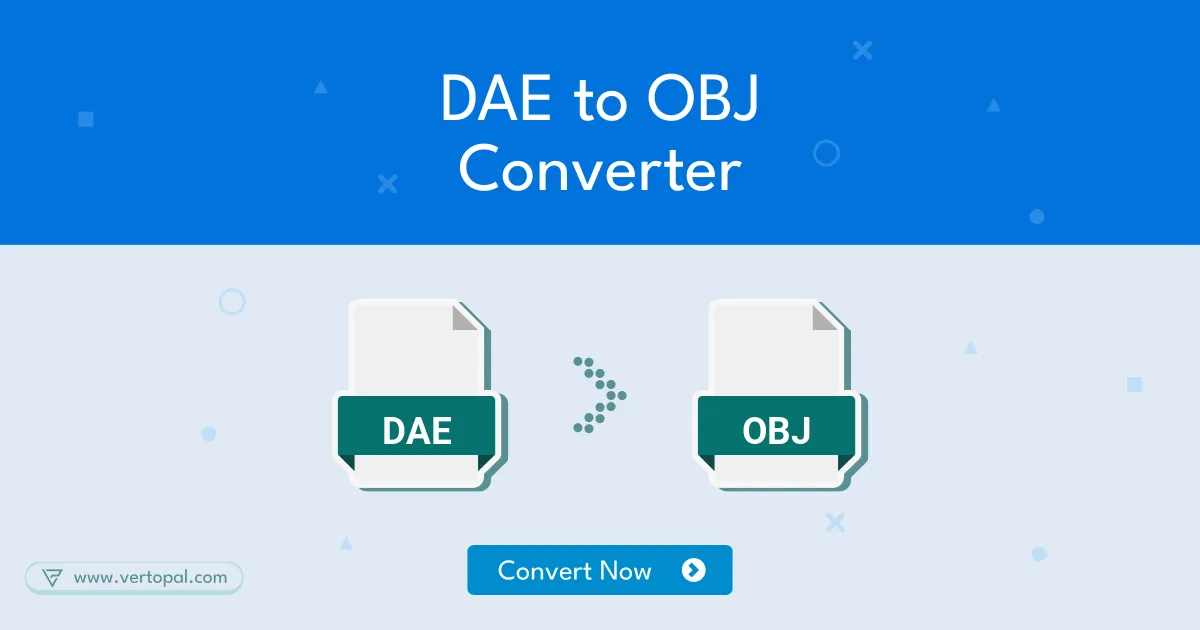 Online DAE to OBJ Converter - Vertopal