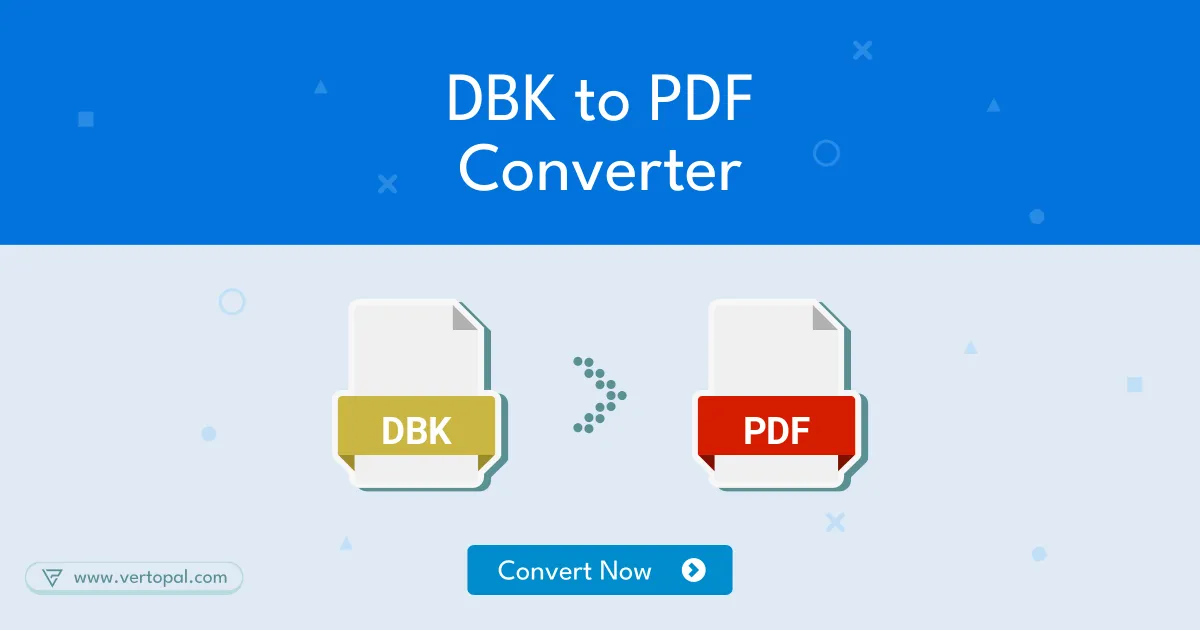 Online DBK to PDF Converter - Vertopal