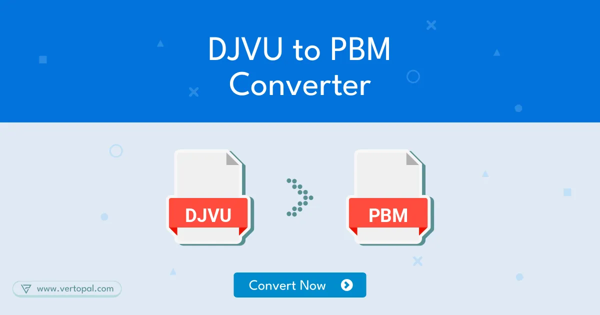 Online DJVU to PBM Converter - Vertopal