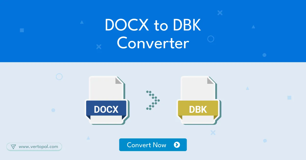 Online DOCX (Word) to DBK Converter - Vertopal Online DOCX (Word) to DBK Converter - Vertopal