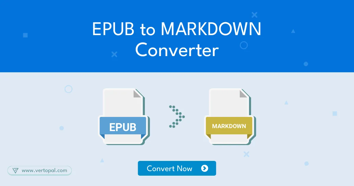 Online EPUB to MARKDOWN Converter - Vertopal