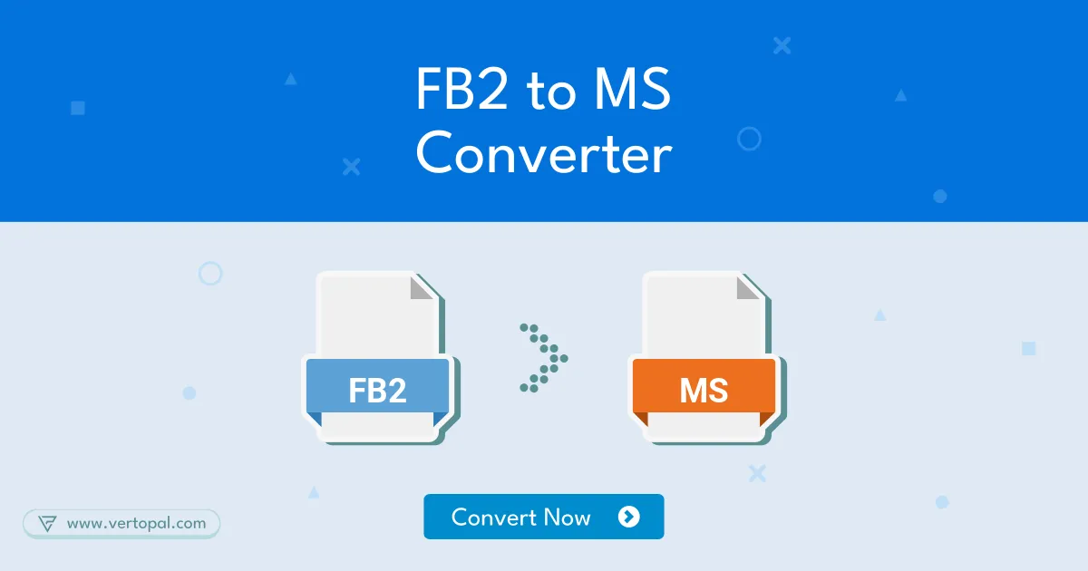 Online FB2 to MS Converter - Vertopal