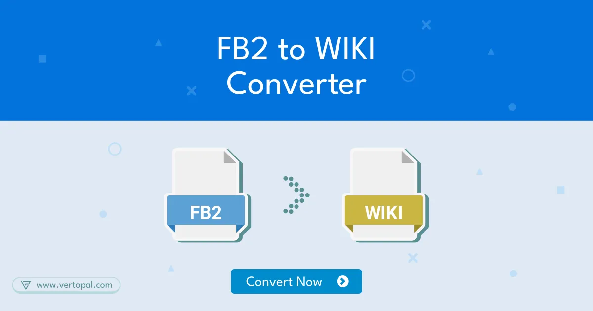 Online FB2 to WIKI TIKIWIKI Converter - Vertopal