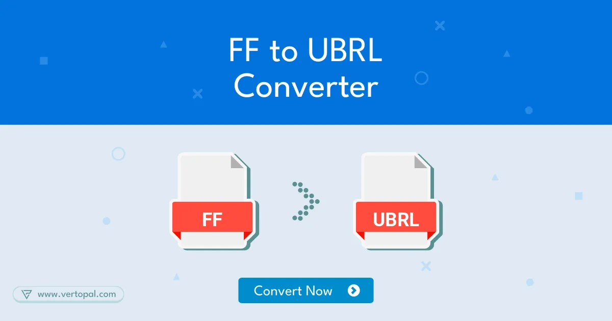 Online FF to UBRL Converter - Vertopal