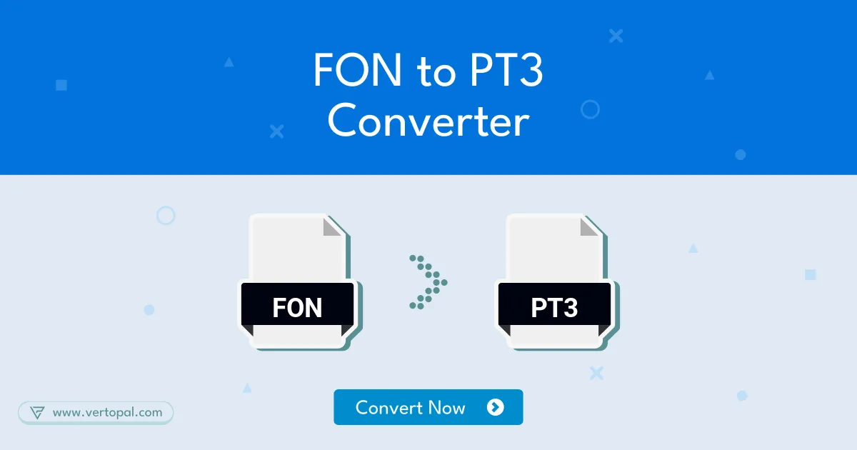 Online FON to PT3 Converter - Vertopal