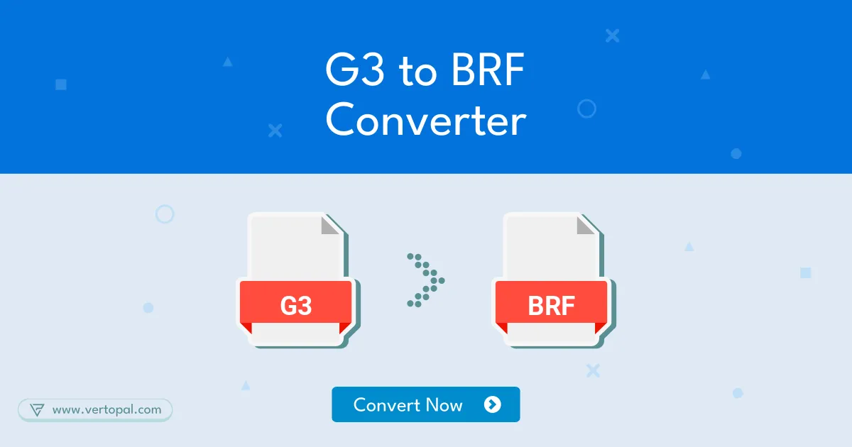 Online G3 to BRF Converter - Vertopal