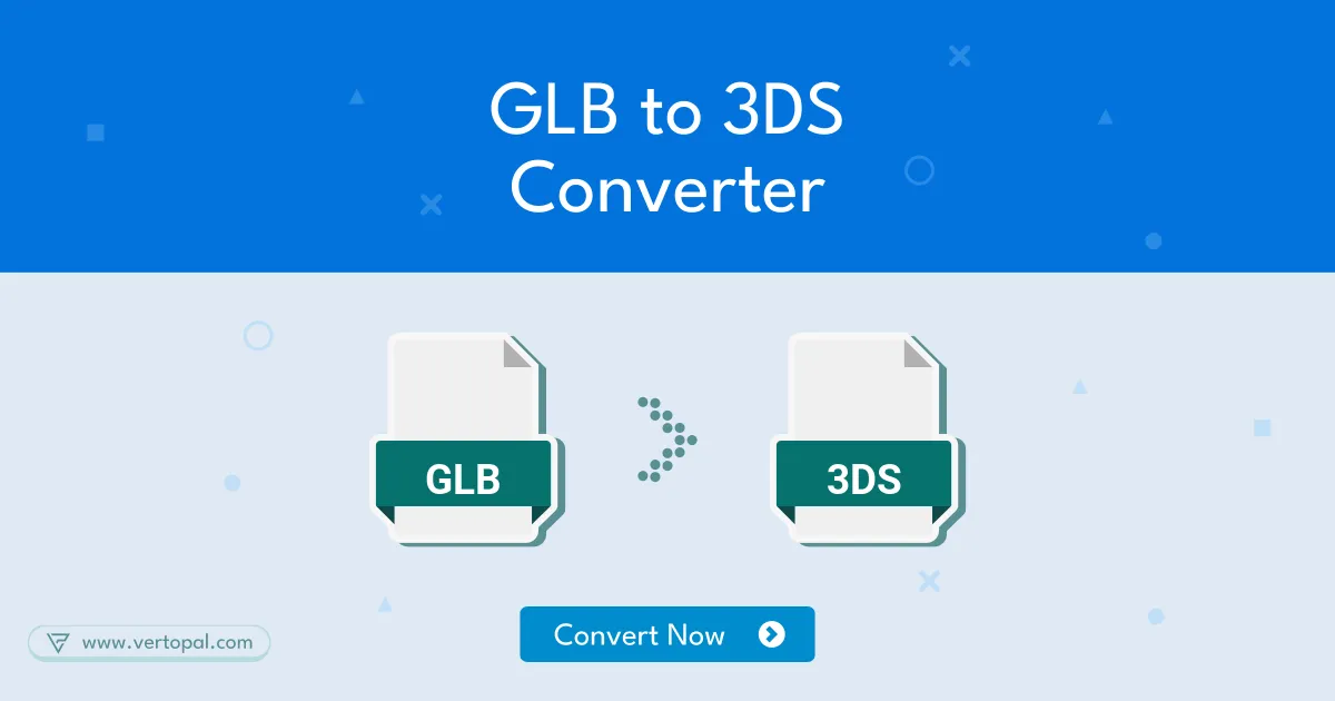 Online GLB to 3DS Converter - Vertopal
