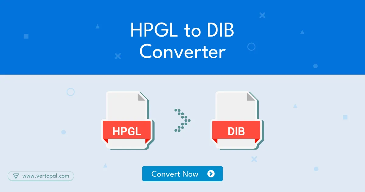 Online HPGL to DIB Converter - Vertopal
