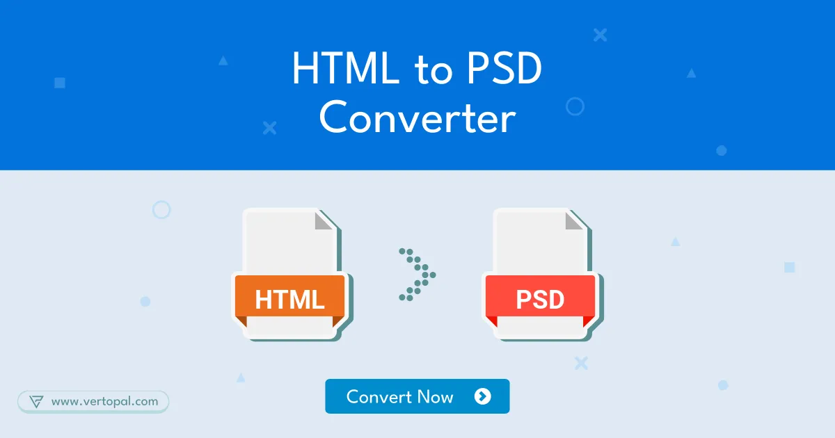 Online HTML to PSD Converter - Vertopal
