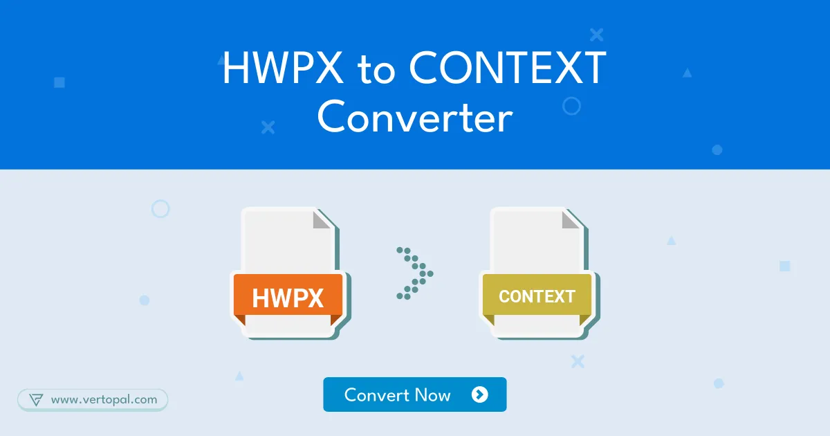 Online HWPX (Hanword) to CONTEXT Converter - Vertopal