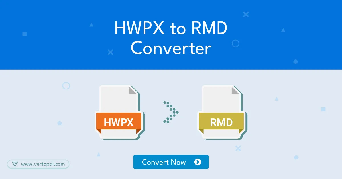 Online HWPX (Hanword) to RMD Converter - Vertopal