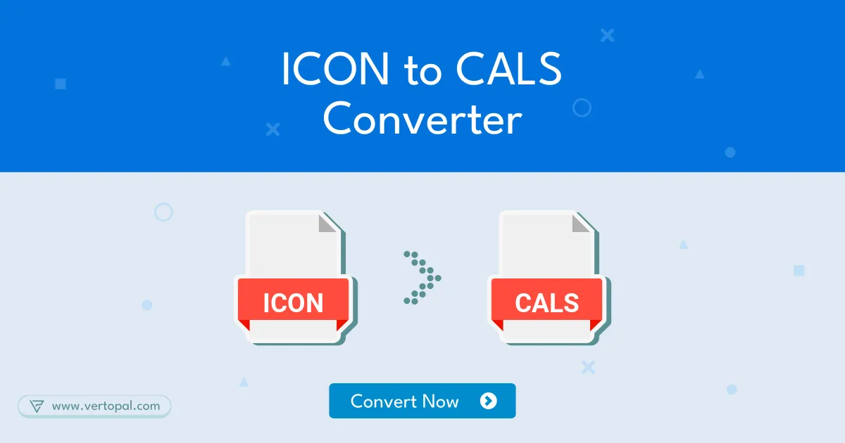 Online ICON to CALS Converter - Vertopal