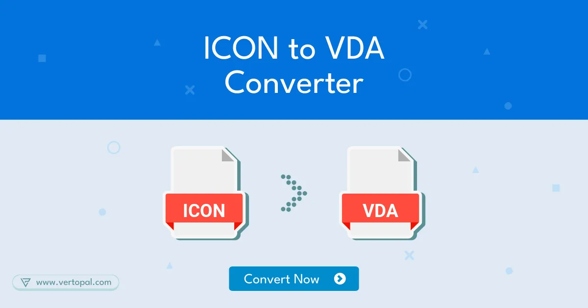 Online ICON to VDA Converter - Vertopal