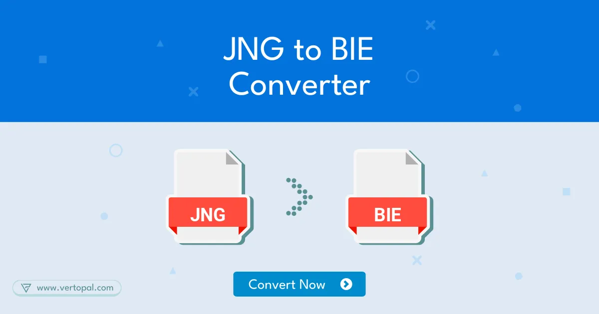 Online JNG to BIE Converter - Vertopal
