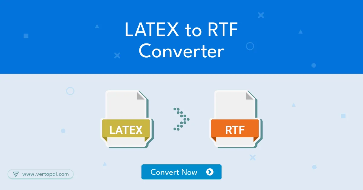 Online LATEX To RTF Converter Vertopal online-latex-to-rtf-converter-vertopal