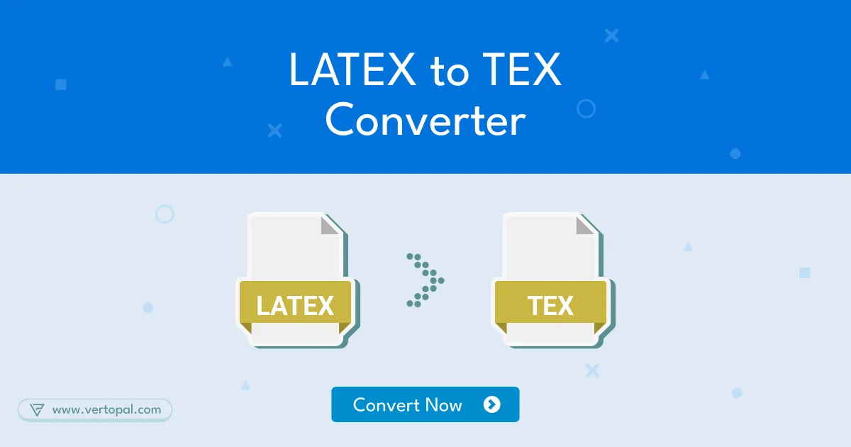 Online LATEX to TEX Converter - Vertopal