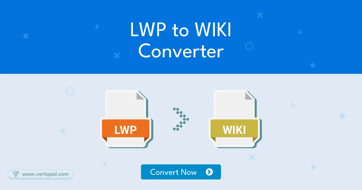 Online LWP to WIKI MEDIAWIKI Converter - Vertopal