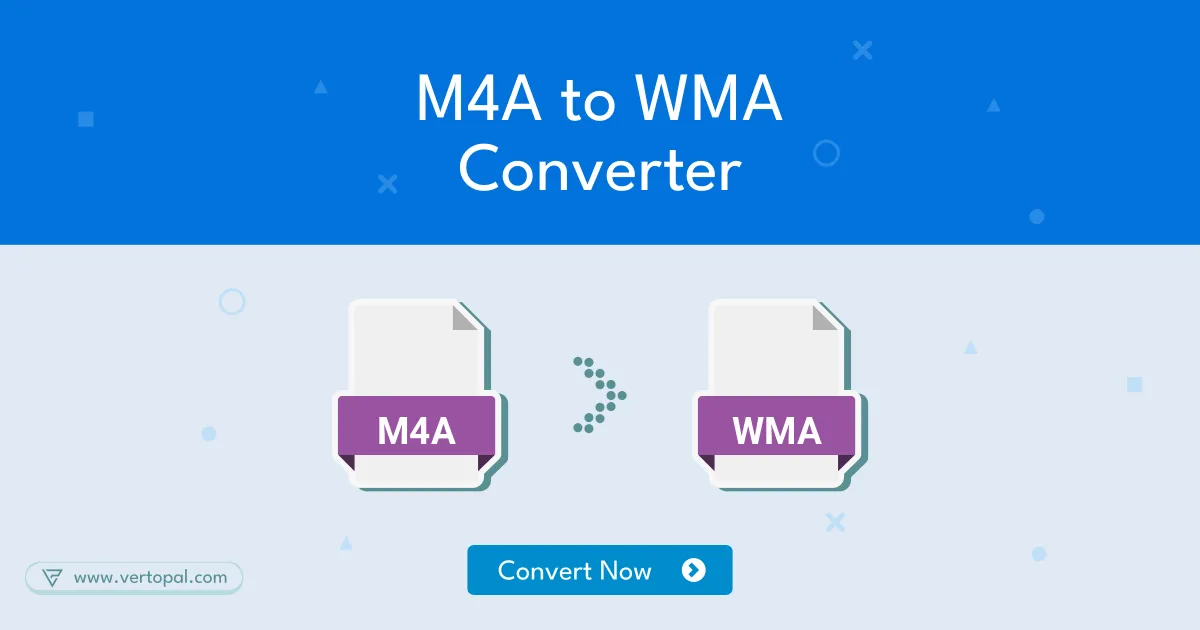 Online M4A to WMA Converter - Vertopal