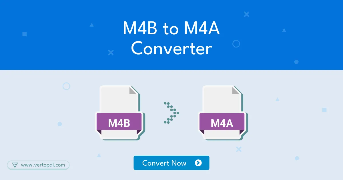 Online M4B to M4A Converter - Vertopal