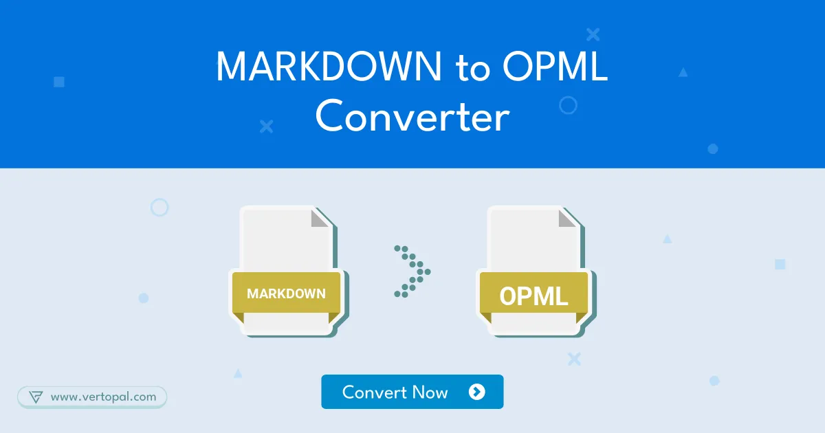 Online MARKDOWN to OPML Converter - Vertopal