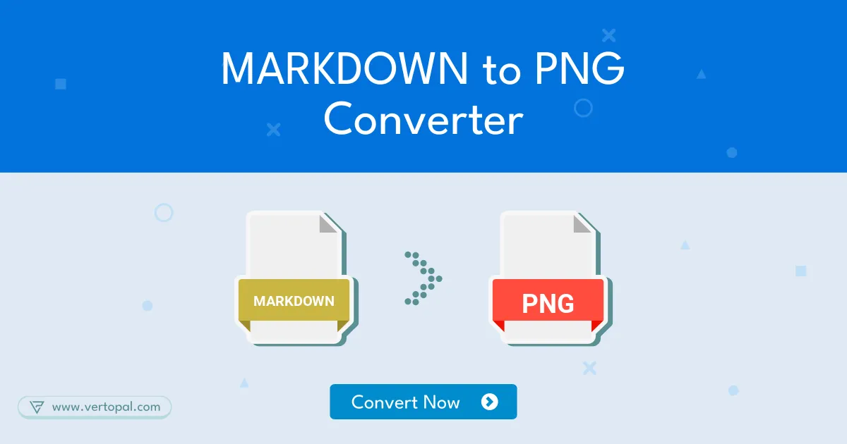 Online MARKDOWN to PNG Converter - Vertopal