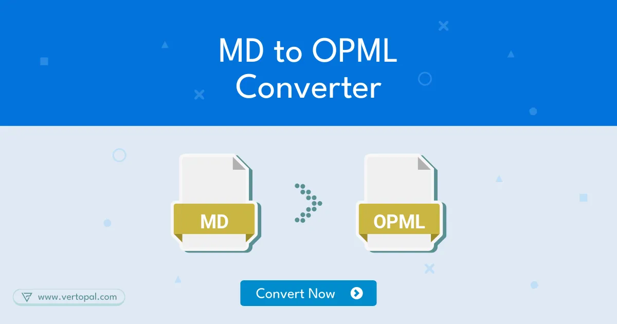 Online MD to OPML Converter - Vertopal