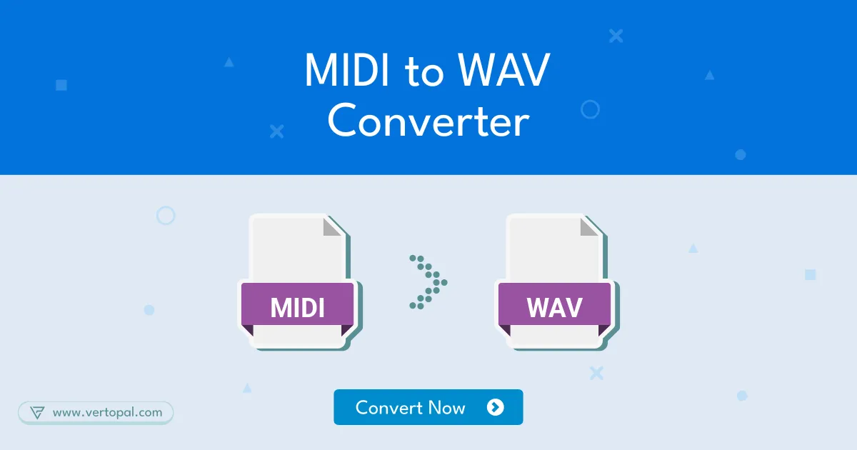 Online MIDI to WAV Converter - Vertopal