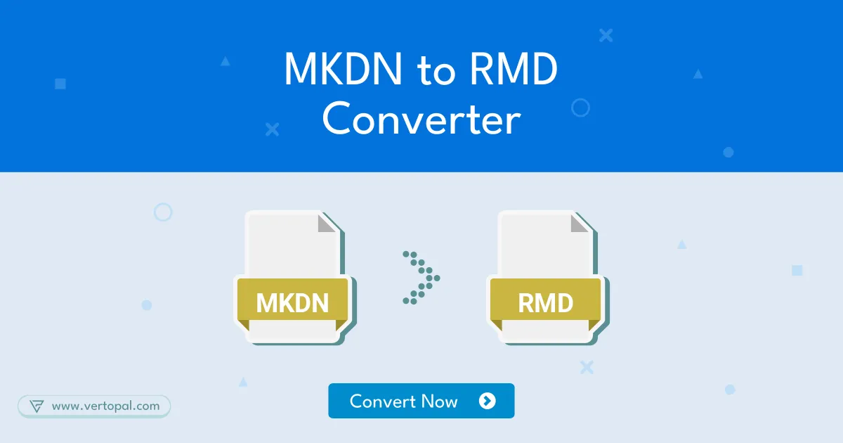Online MKDN to RMD Converter - Vertopal