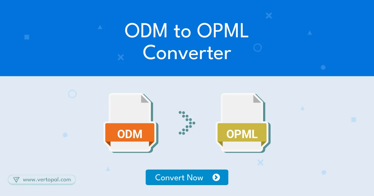Online ODM to OPML Converter - Vertopal