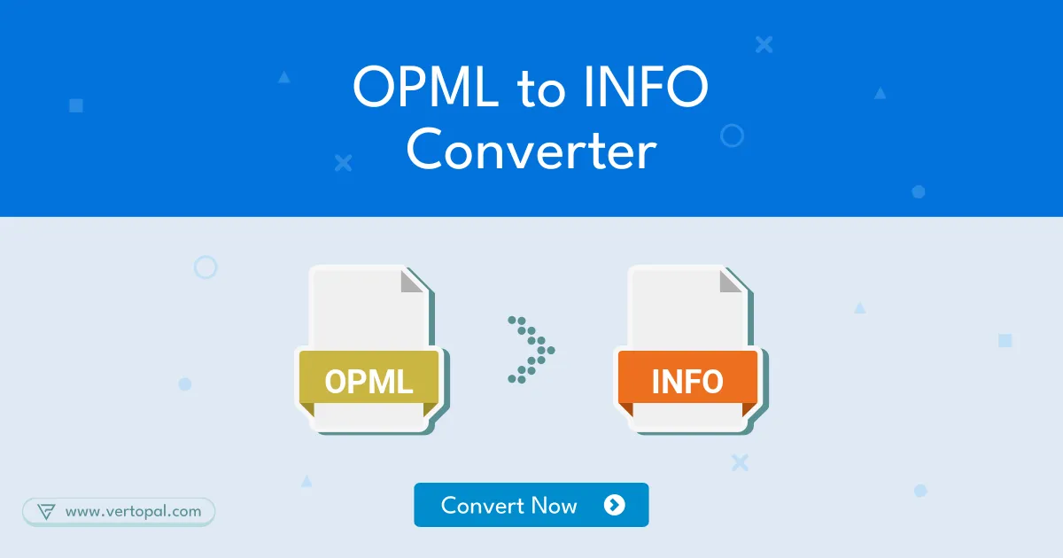Online OPML to INFO Converter - Vertopal