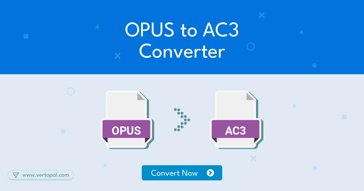 Online OPUS to AC3 Converter - Vertopal