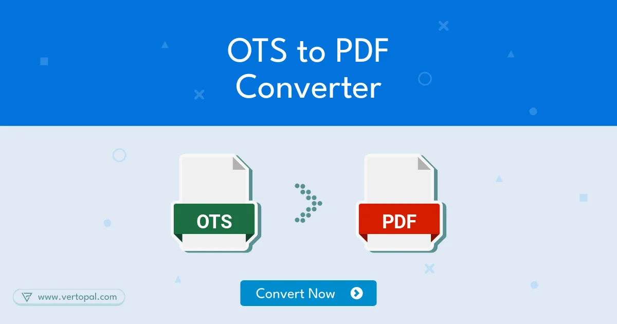 Online OTS to PDF Converter - Vertopal