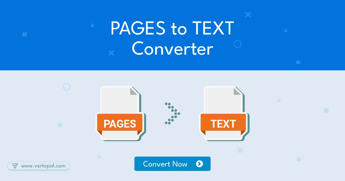 Online PAGES to TEXT Converter - Vertopal