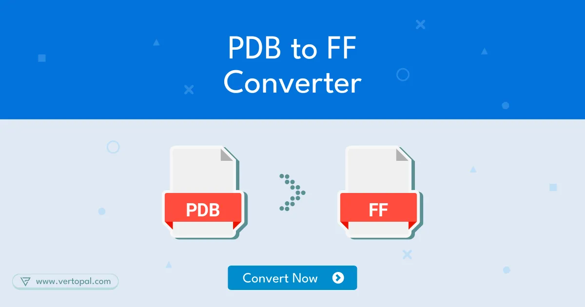 Online PDB GRAPHICS to FF Converter - Vertopal