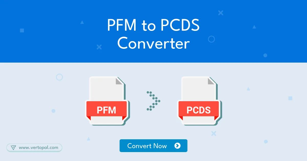 Online PFM to PCDS Converter - Vertopal