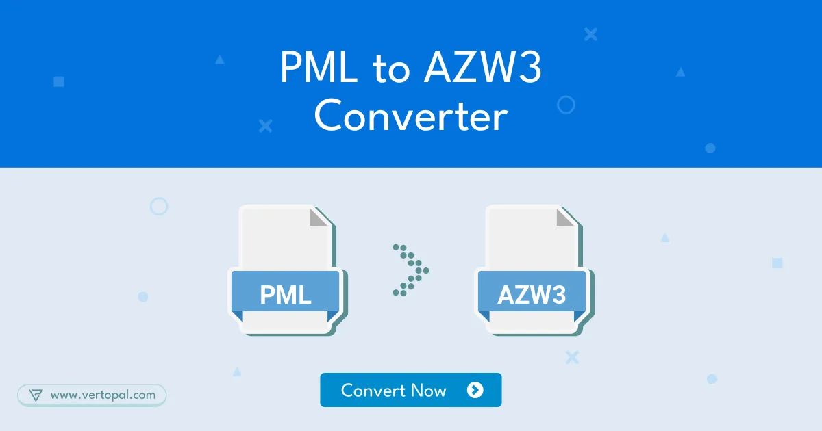 Online PML to AZW3 Converter - Vertopal