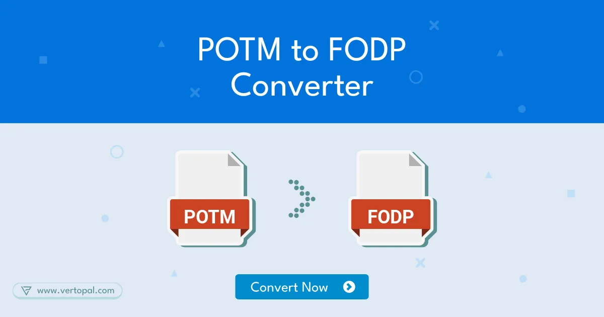Online POTM to FODP Converter - Vertopal