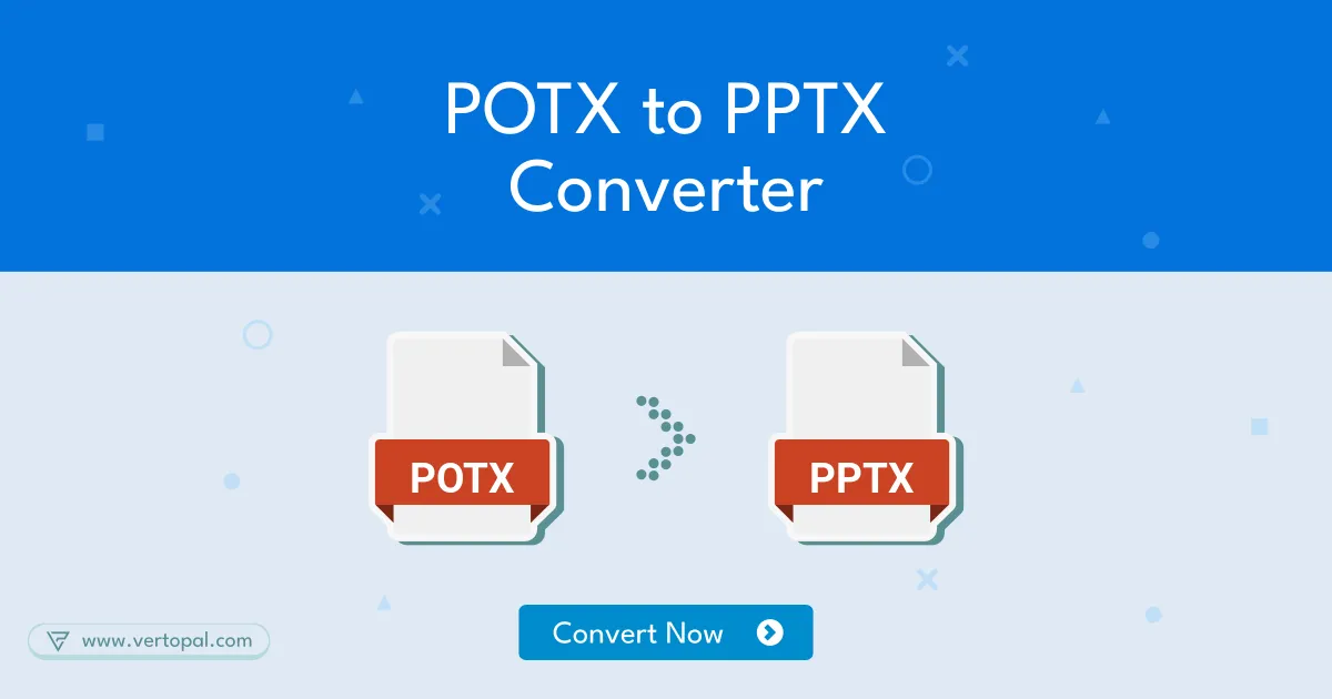 Online POTX to PPTX Converter - Vertopal