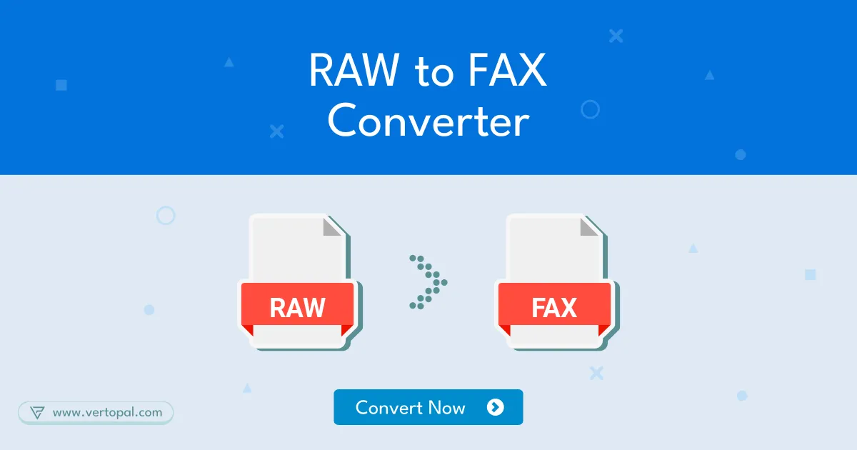 Online RAW to FAX Converter - Vertopal