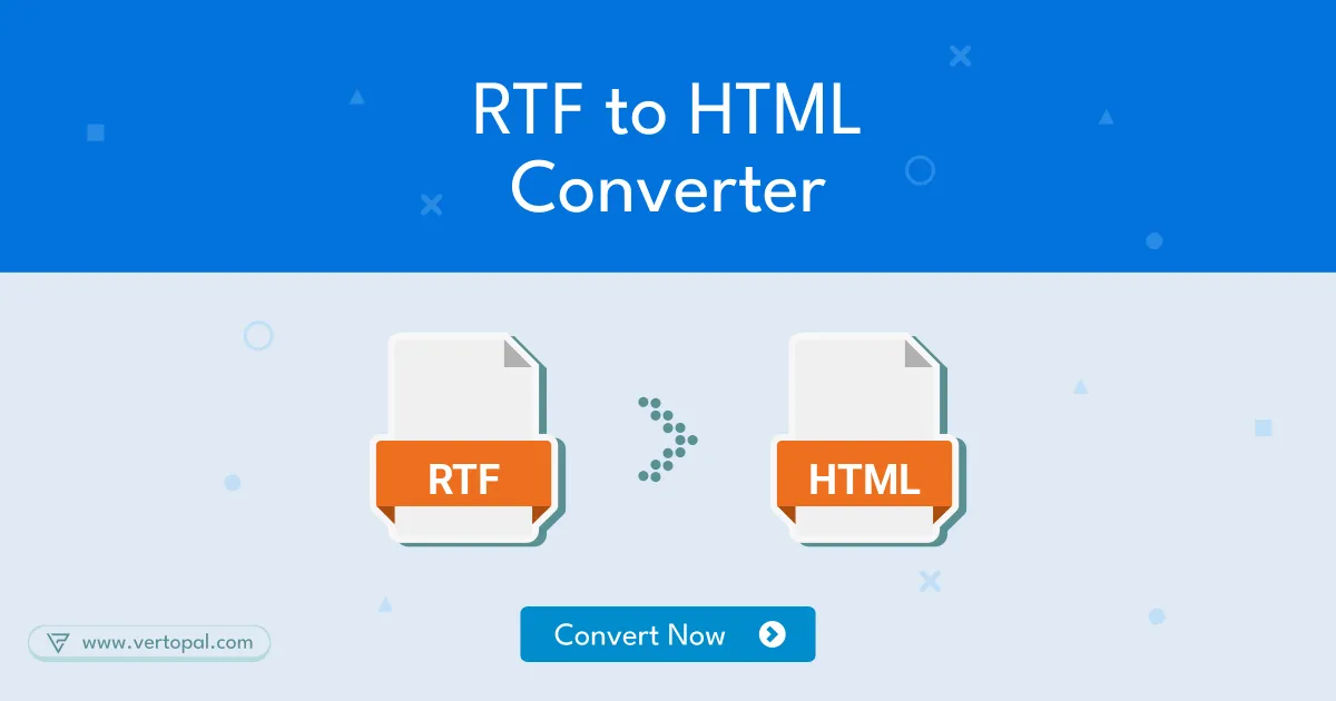 Online RTF to HTML Converter - Vertopal