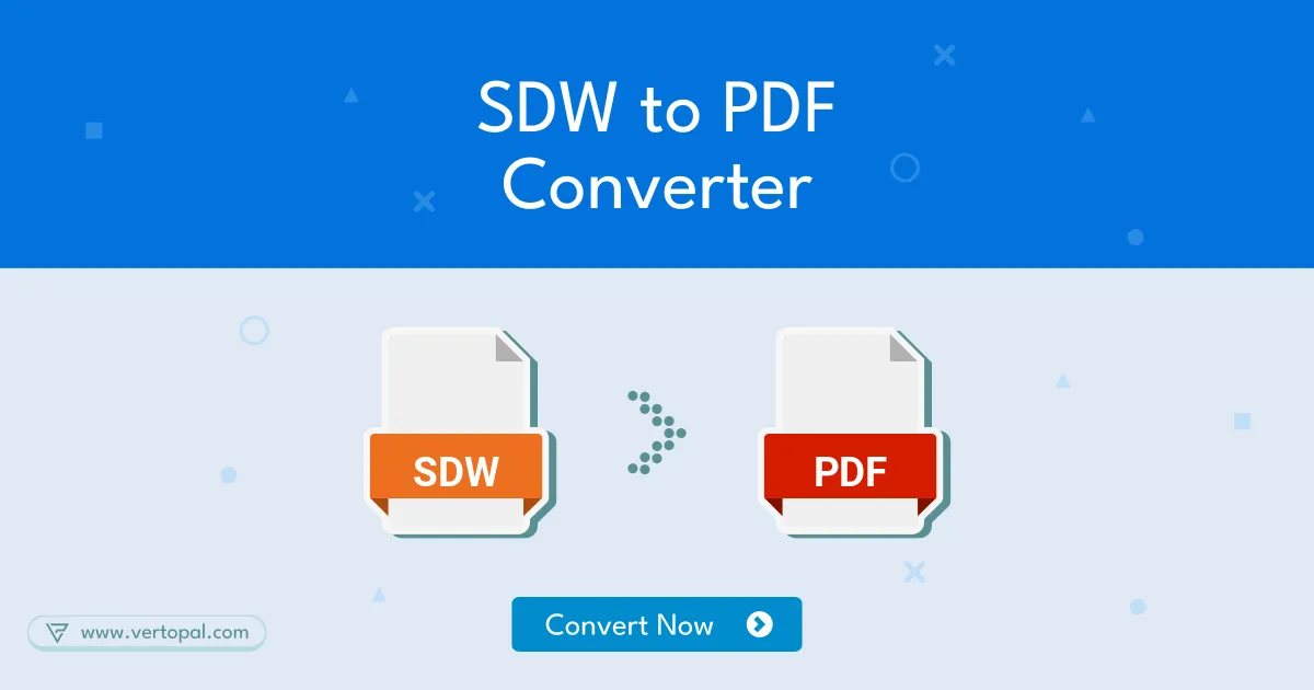 Online SDW to PDF Converter - Vertopal
