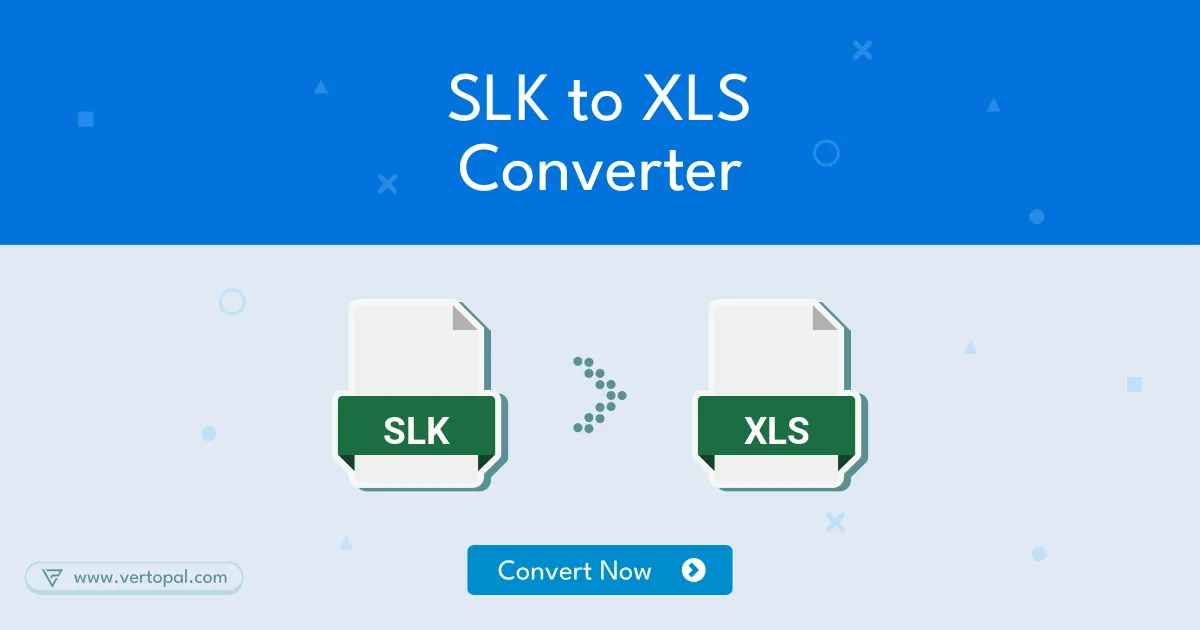 Online SLK to XLS (Excel) Converter - Vertopal